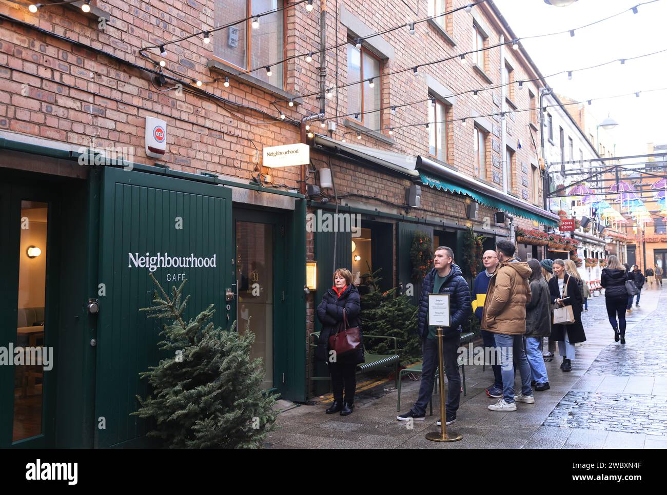 Queue outside the friendly and popular Neighbourhood Cafe on Donegall ...