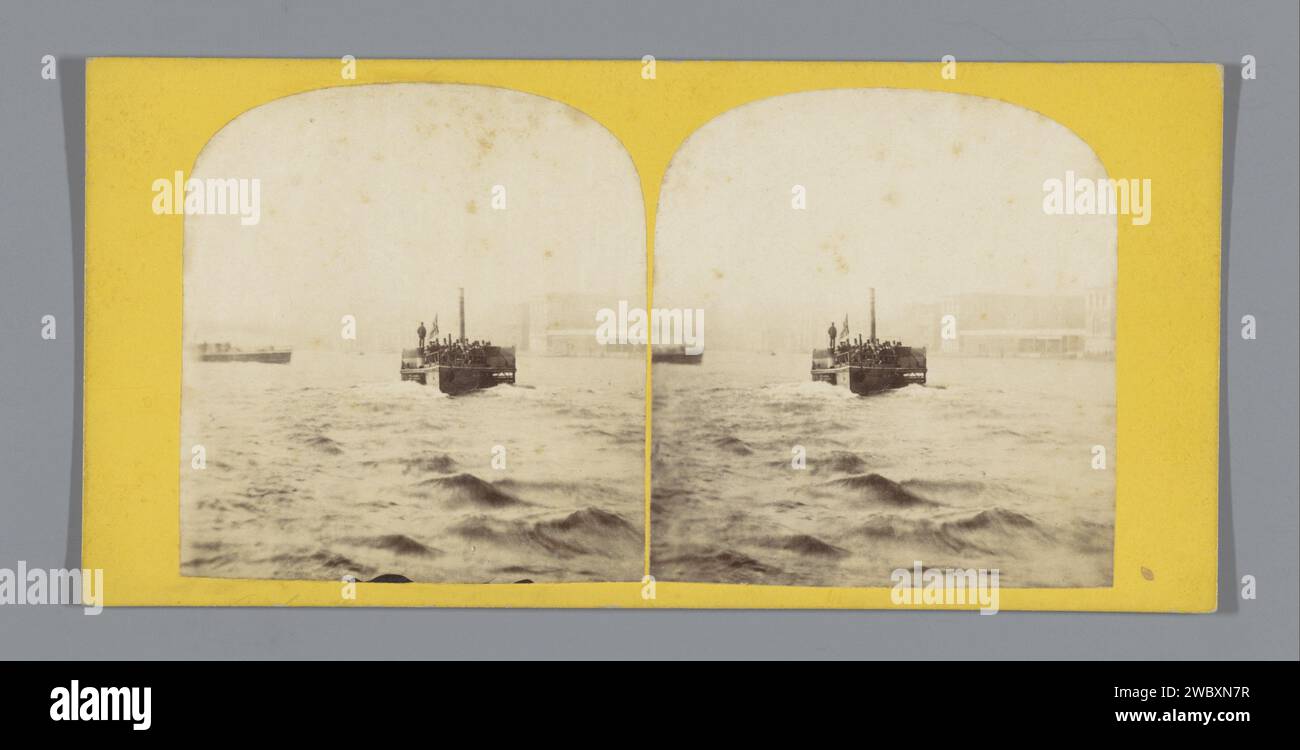 Steamboat on the Thames, Anonymous, c. 1850 - c. 1880 stereograph ...