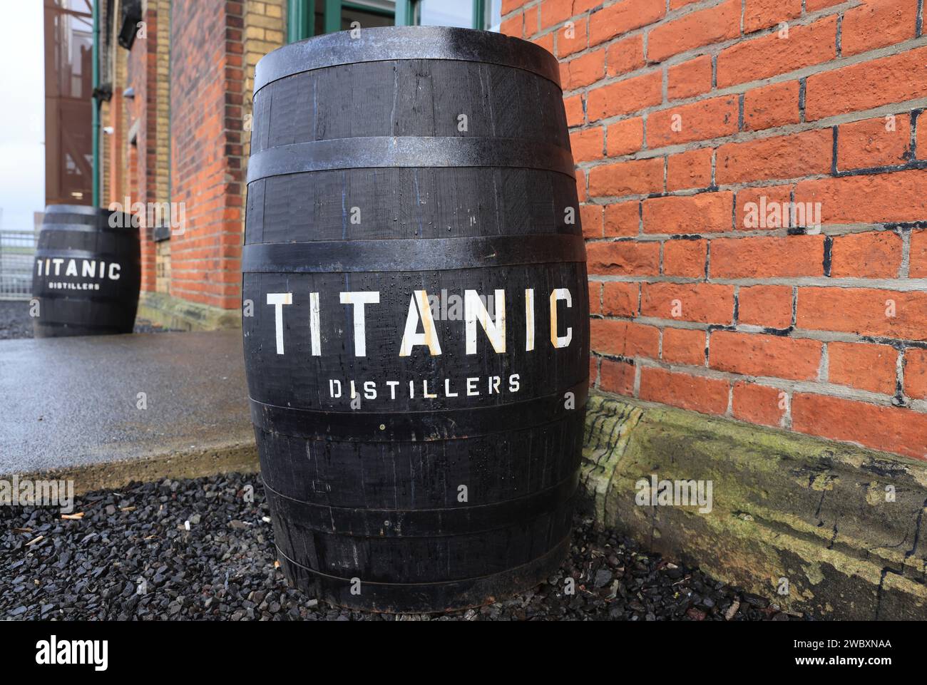 The historic Titanic Distillery at Thompson Dock in the historic ...