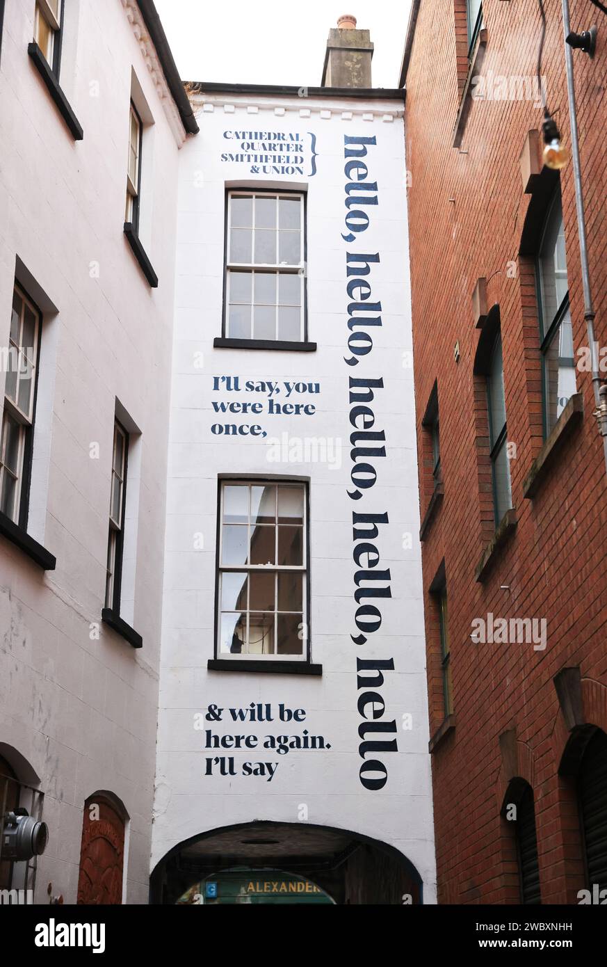 The Belfast Entries are a series of historic, narrow laneways in the ...