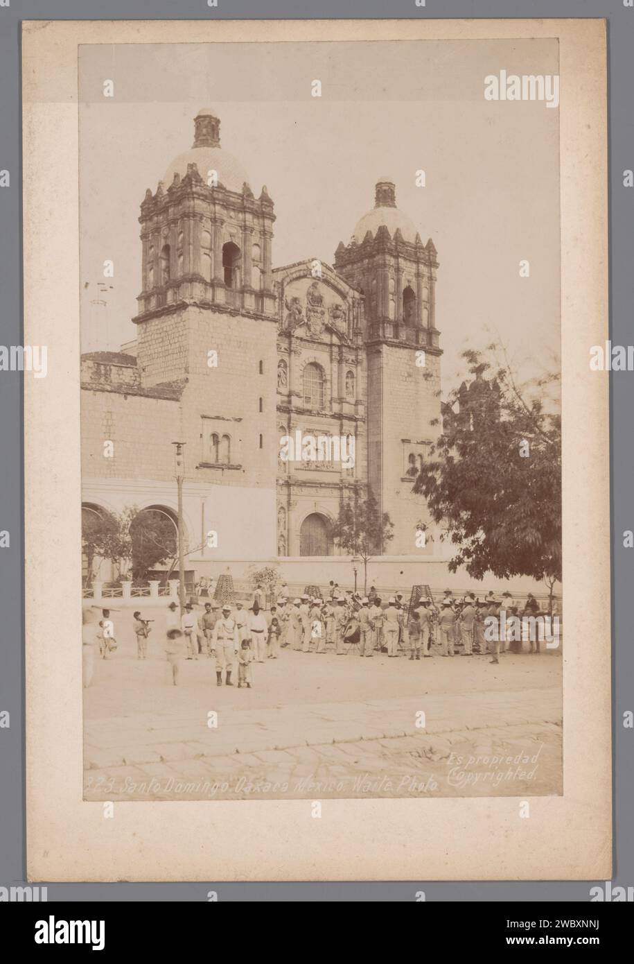 View of the Santo Domingo de Guzmán in Oaxaca, Charles Betts Waite ...