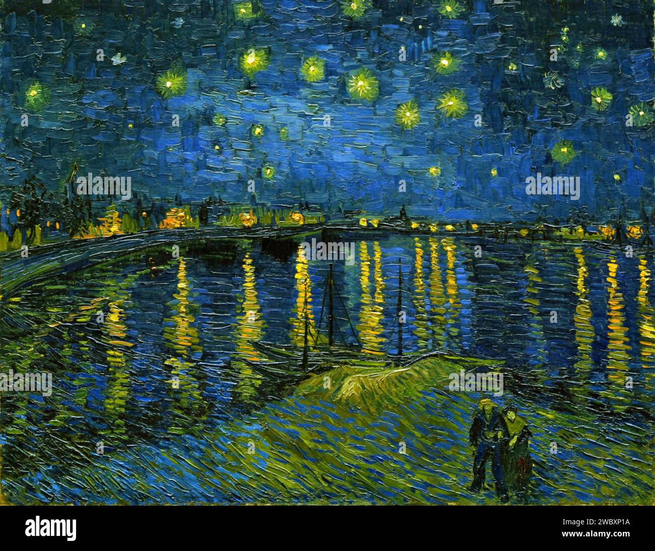 Starry night van gogh Stock Vector Images - Alamy