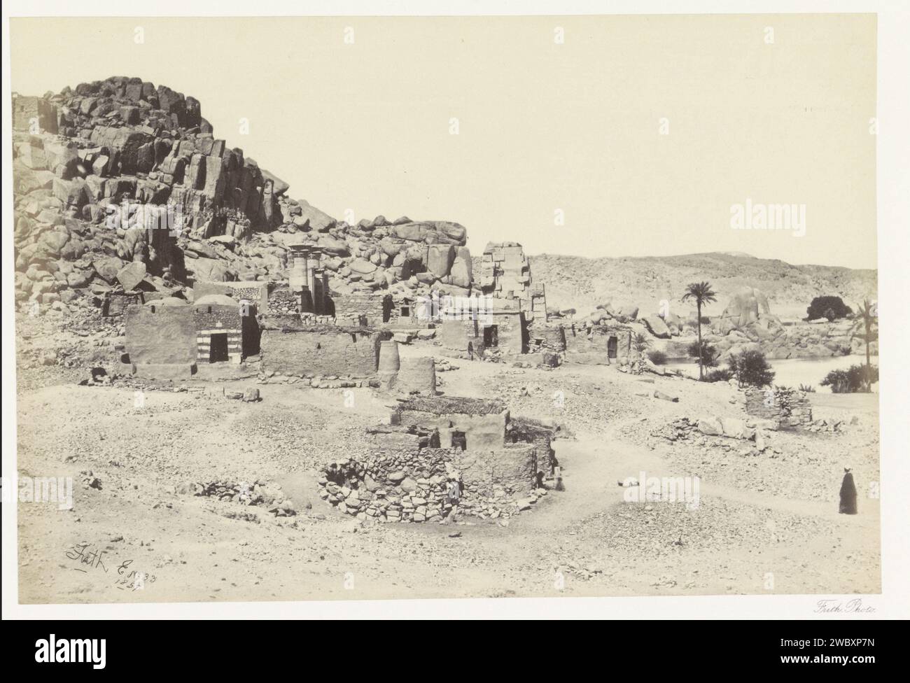 Ruins on the island of Bigeh, Francis Frith, 1857 photograph Bigeh ...