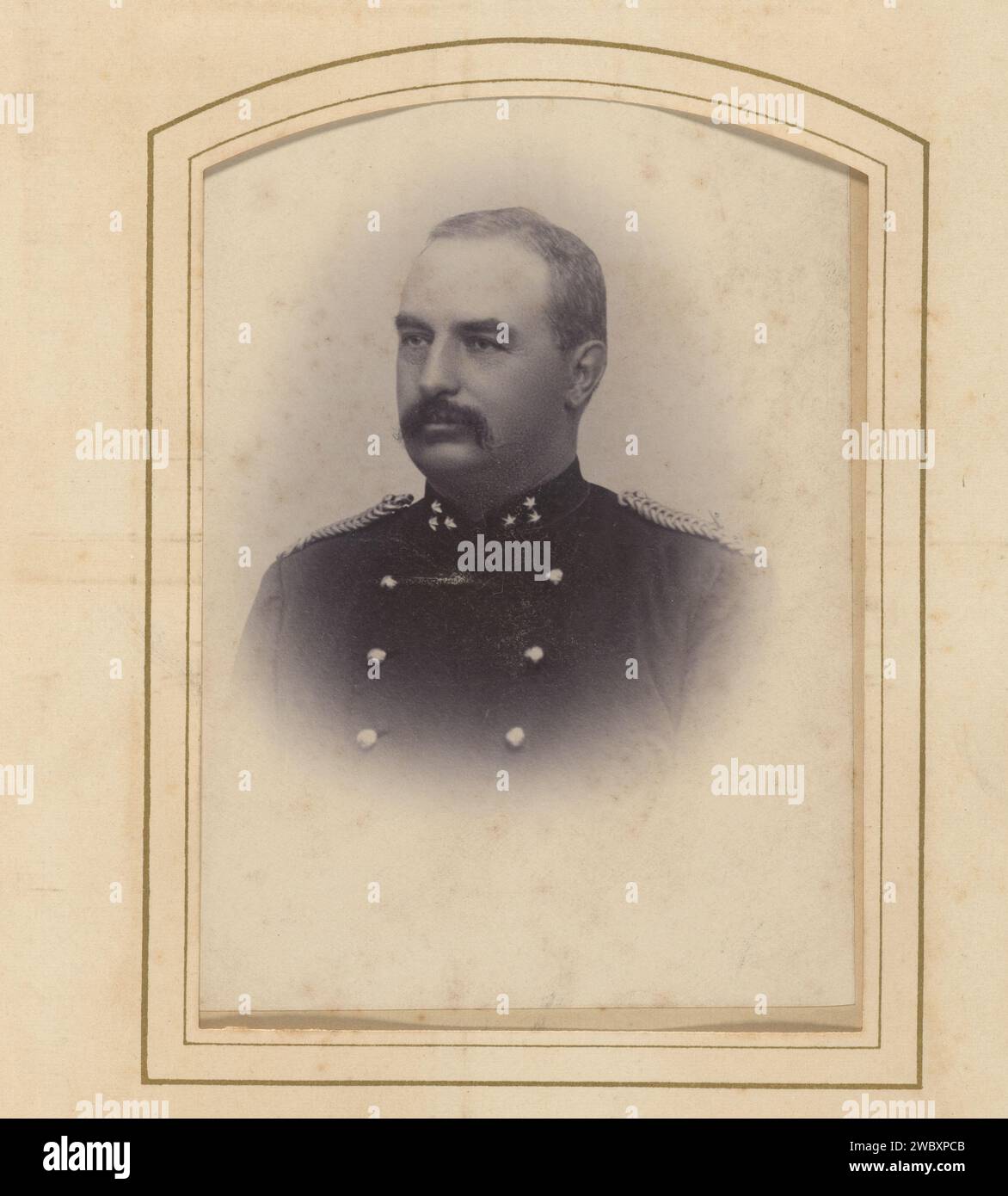 Portrait of a man in military uniform, Jacobus Johannes de Haan, 1896 ...