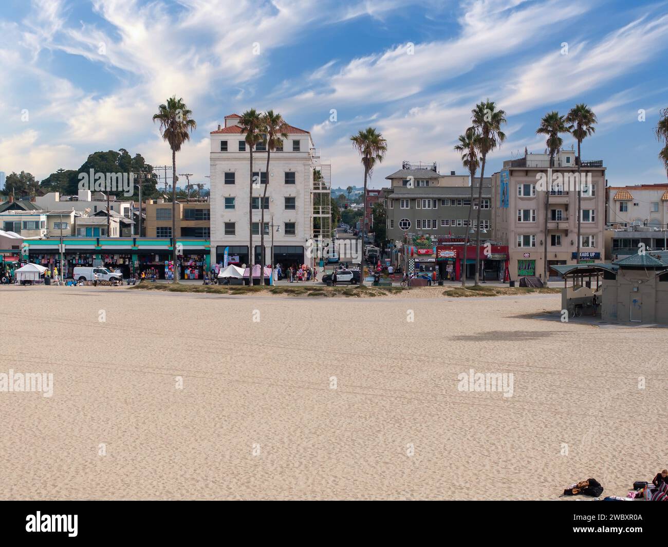Venice beach skatepark aerial hi-res stock photography and images - Alamy