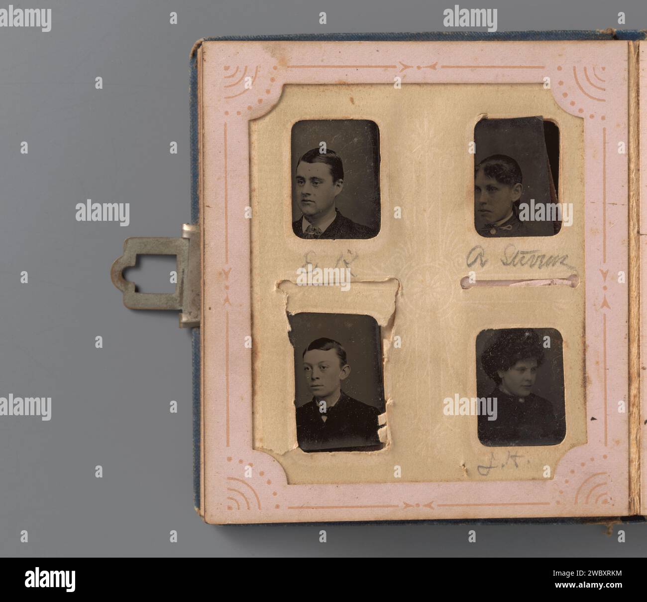 Four portraits of young men and young women, Anonymous, 1855 - 1940 ...