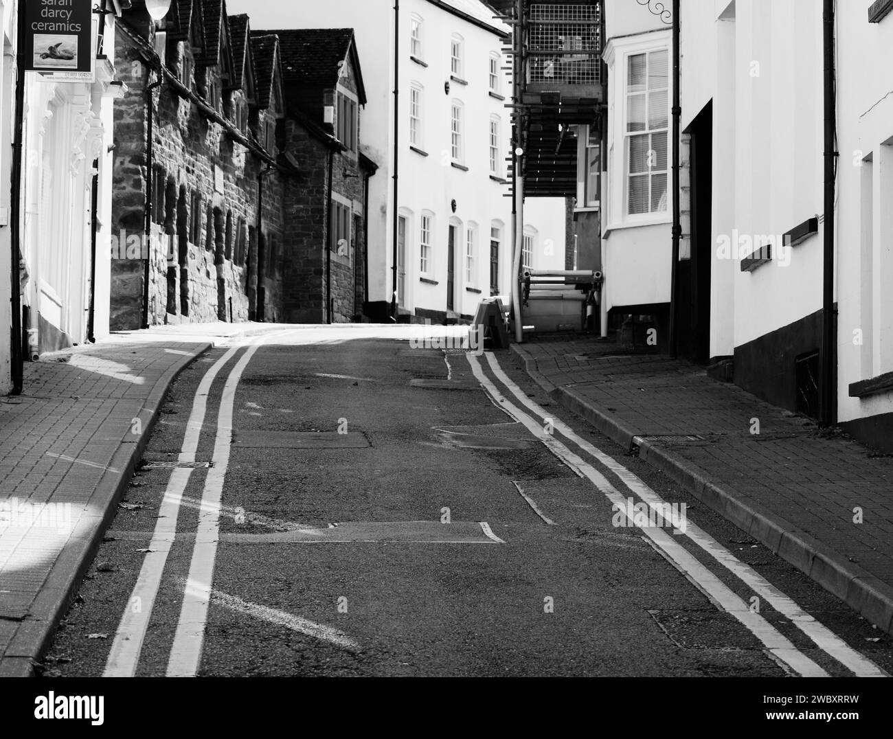 Ross On Wye, Herefordshire, England Sept 24 2023: The high street and ...