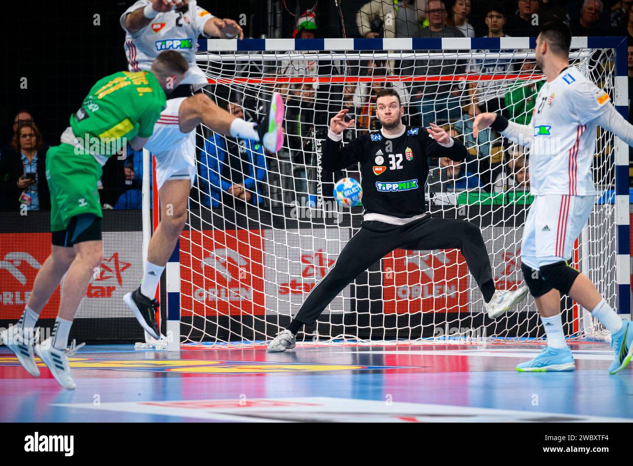 Munich, Germany. 12th Jan, 2024. Handball: European Championship ...