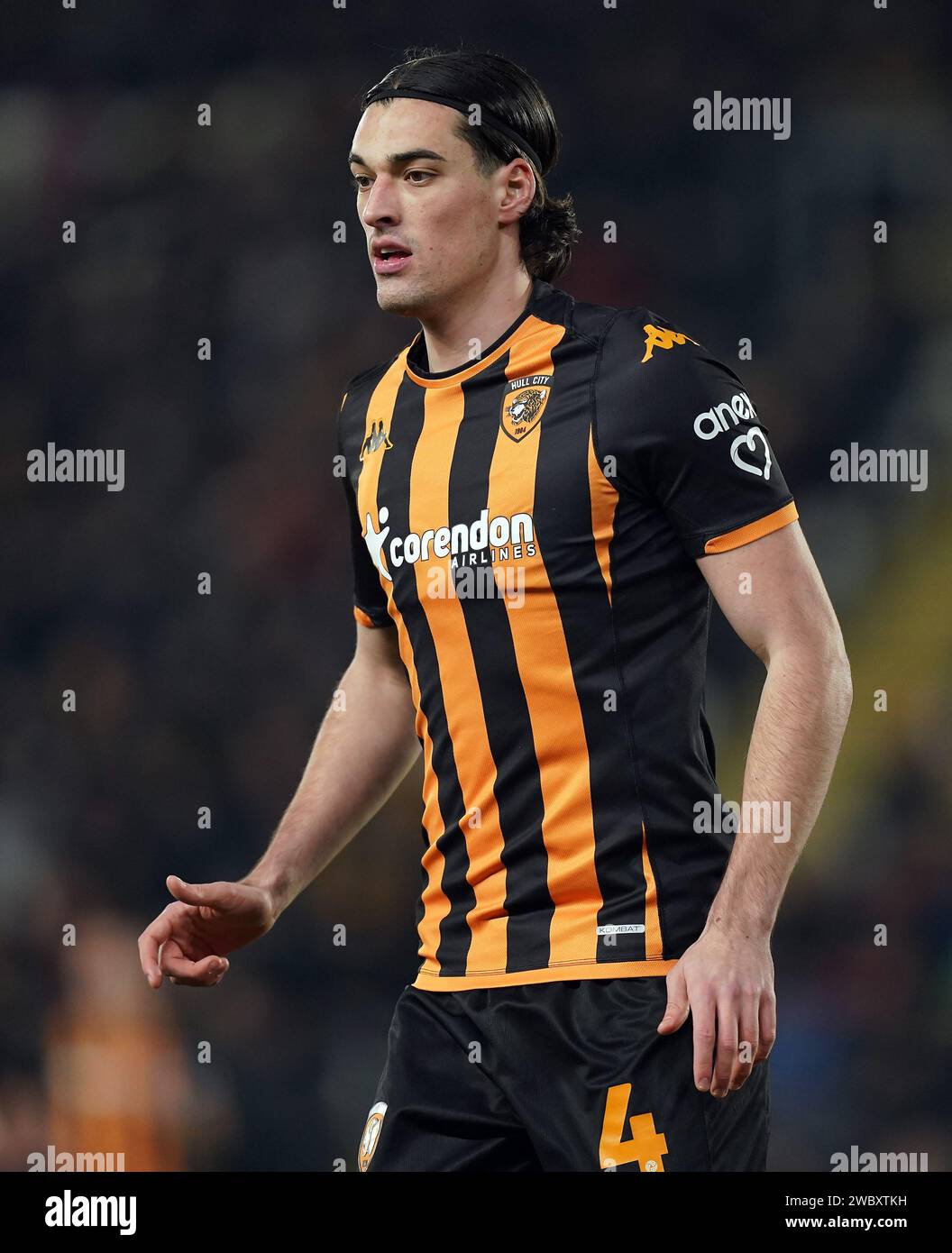 Hull City's Jacob Greaves during the Sky Bet Championship match at the ...