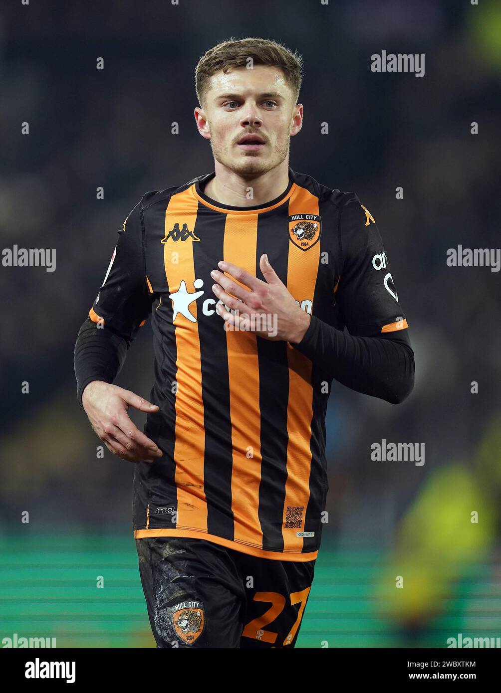 Hull City's Regan Slater during the Sky Bet Championship match at the ...