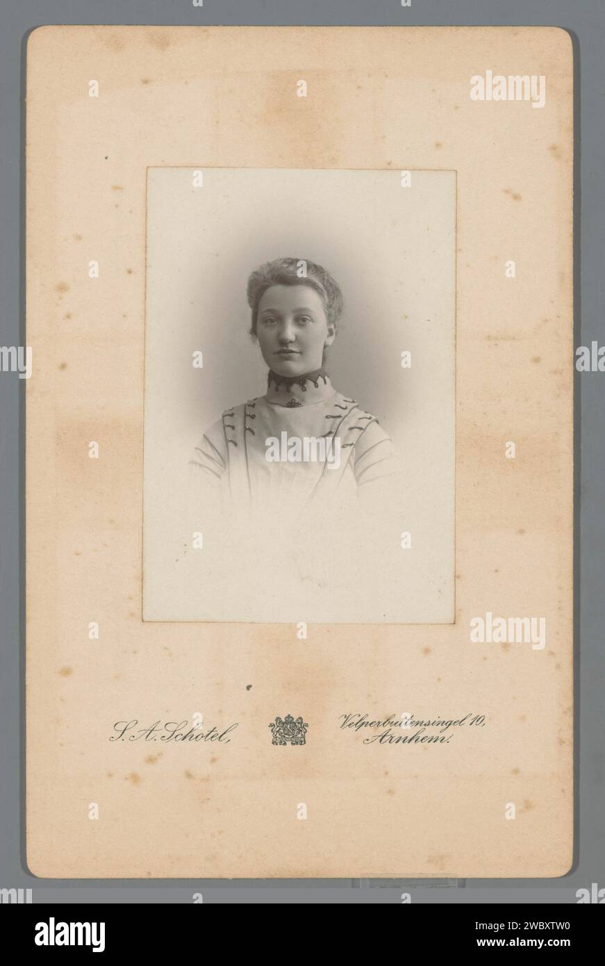 Portrait of Emma Sardemann, Stephanus Adrianus Schotel, 1905 photograph ...
