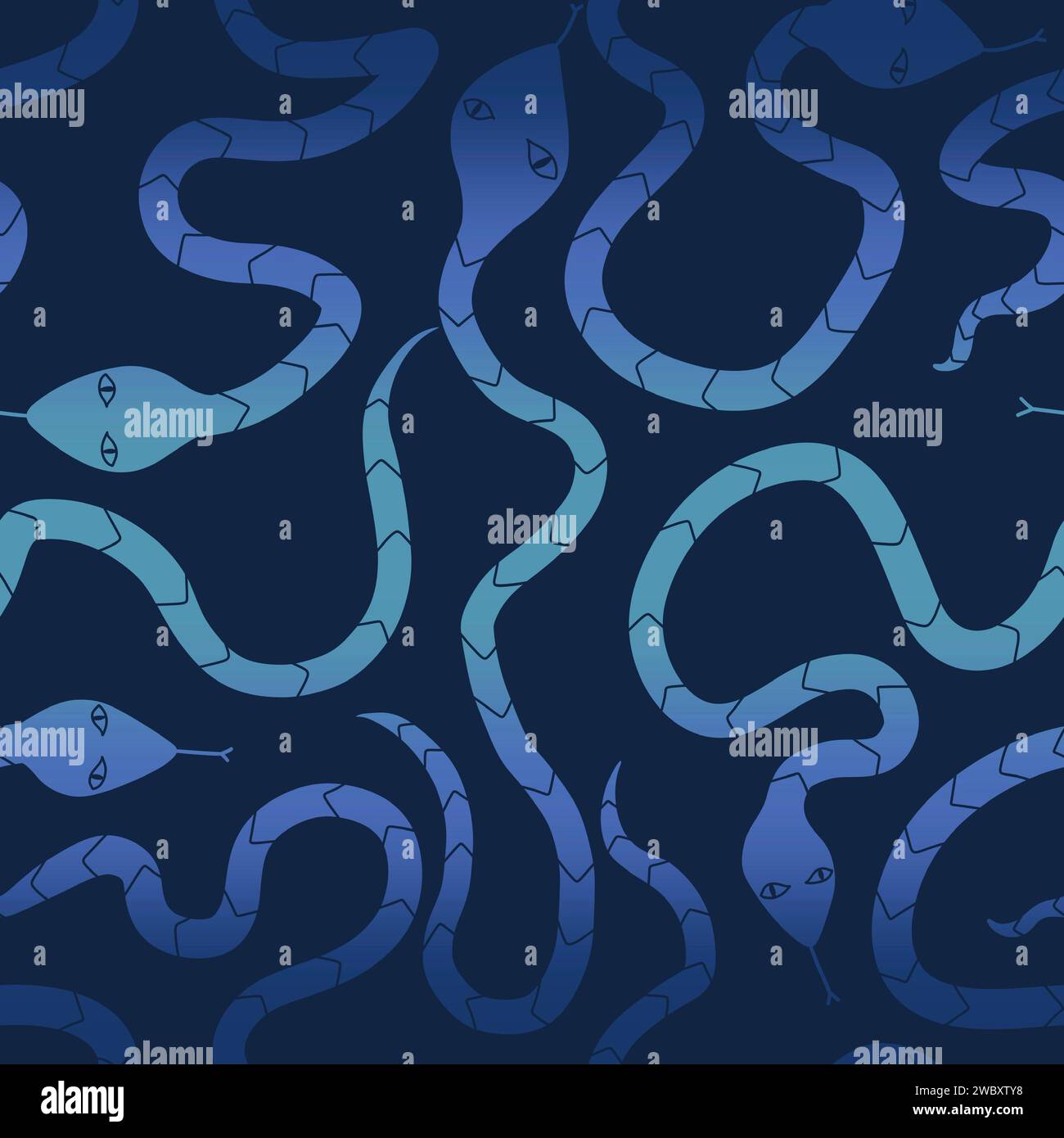 Cartoon animals seamless snakes pattern for wrapping paper and fabrics ...