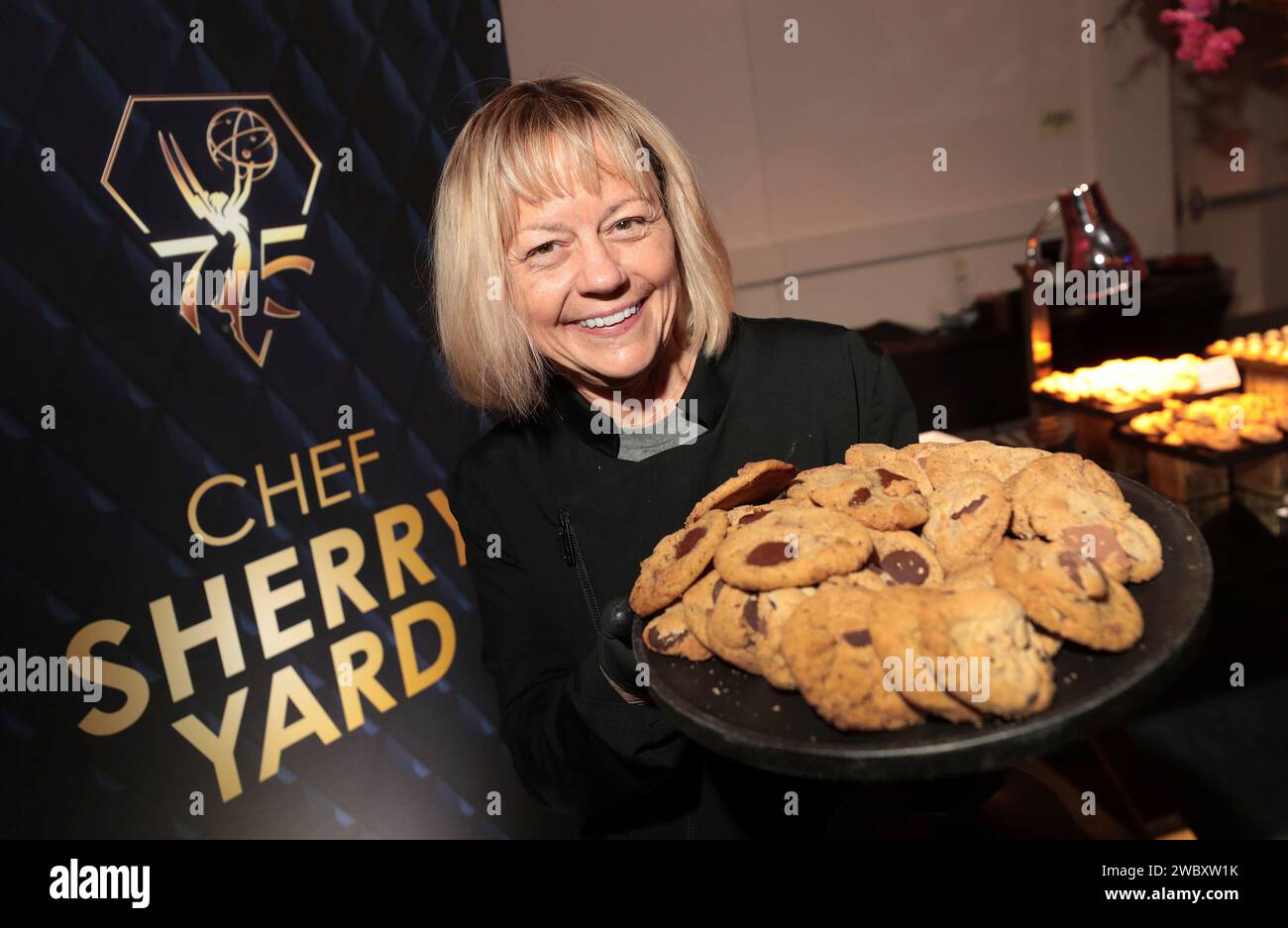 Chef Sherry Yard at the 75th Emmy Awards Press Preview on Friday, Jan ...