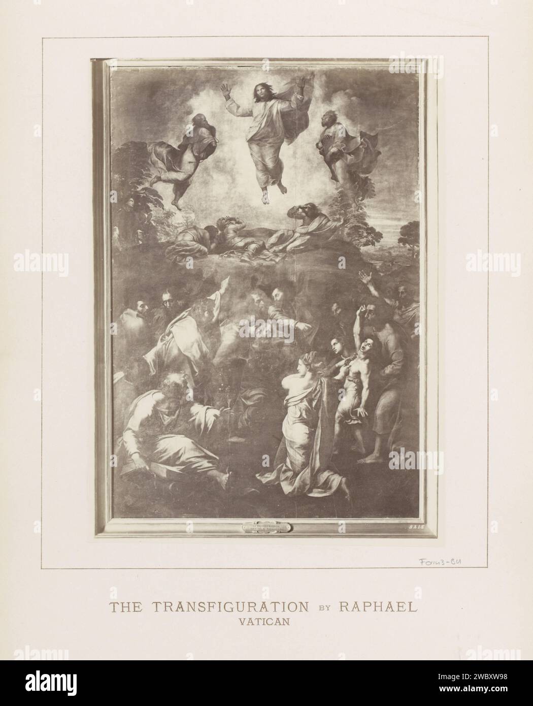 Photo production of a painting by Rafaël, representing the ...