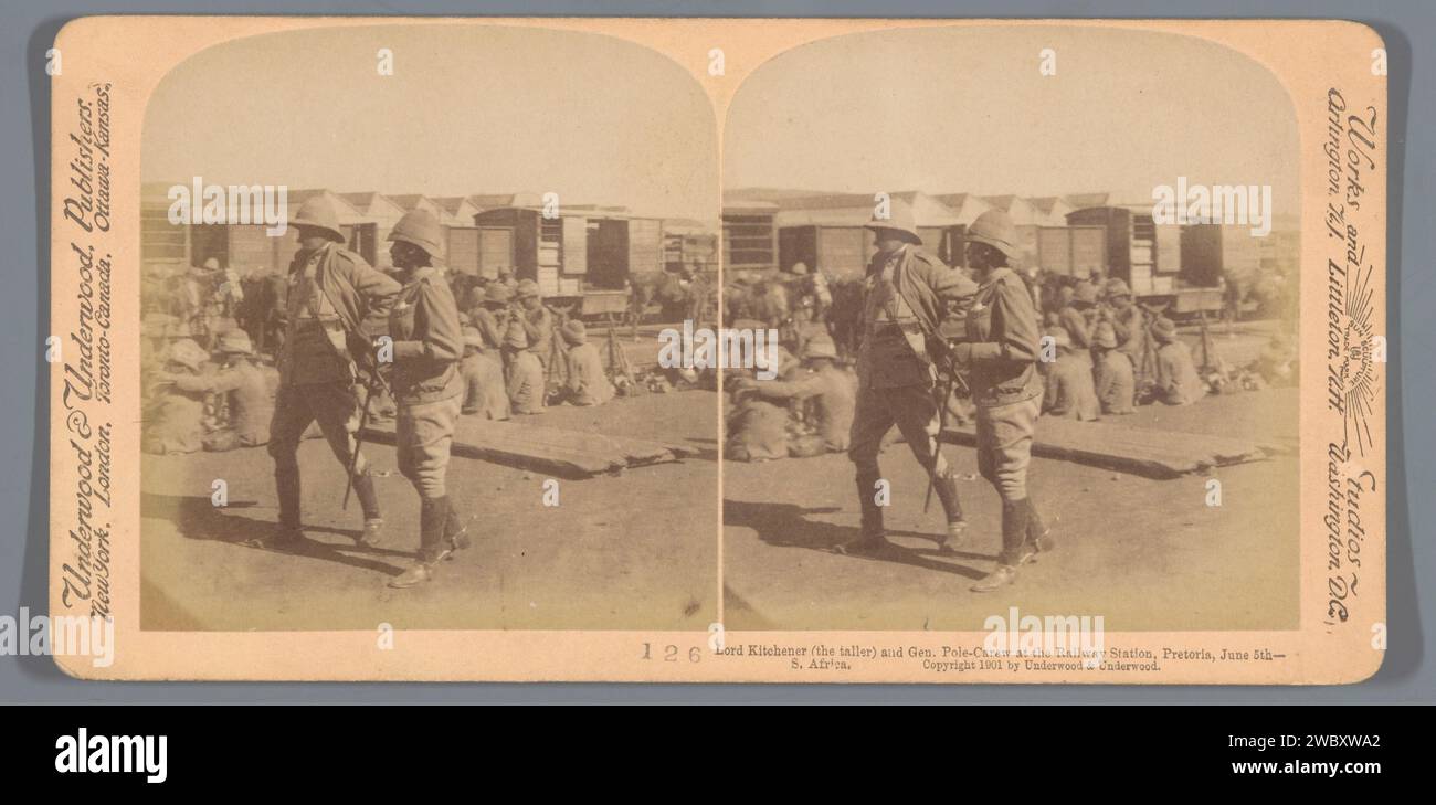 Lord Kitchener (Horatio Herbert Kitchener) and General pole-carew (Sir ...