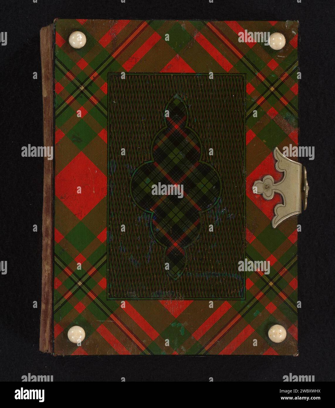 Photo album (empty), Anonymous, 1860 - 1900 Photo album with twenty ...