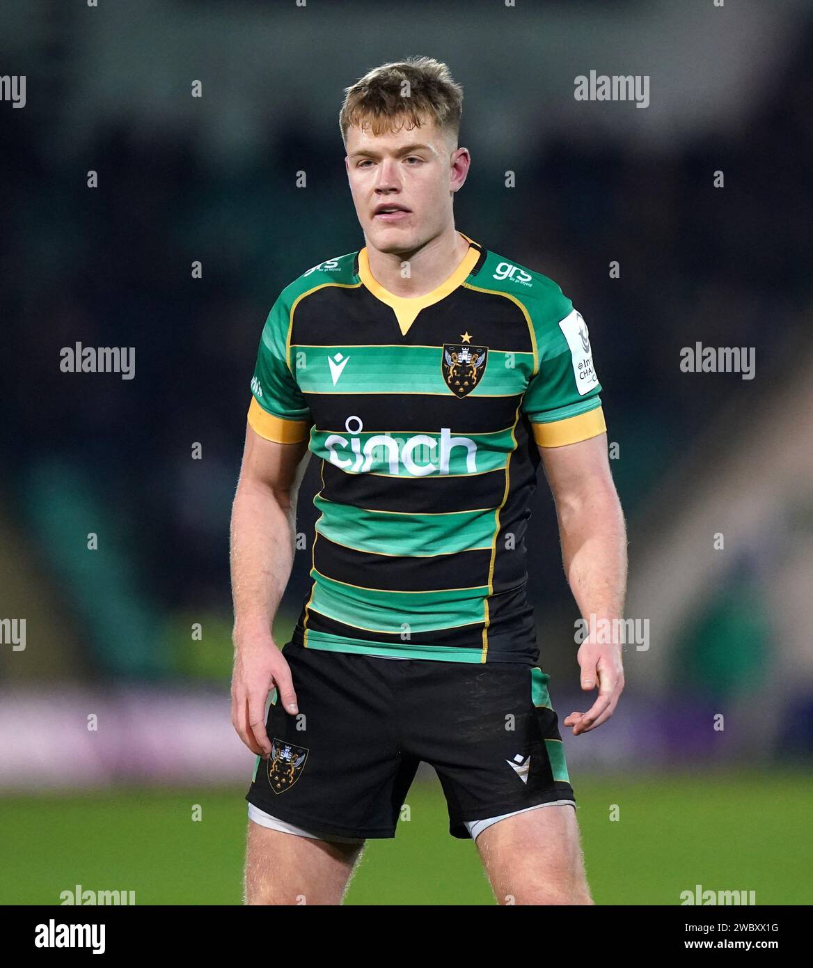 Northampton Saints' Fin Smith during the Investec Champions Cup match ...