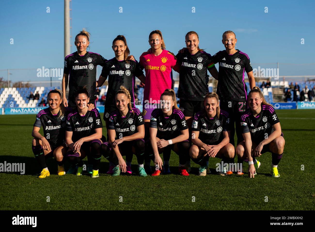 initial formation of FC Bayern München before kick-off, FC Bayern ...
