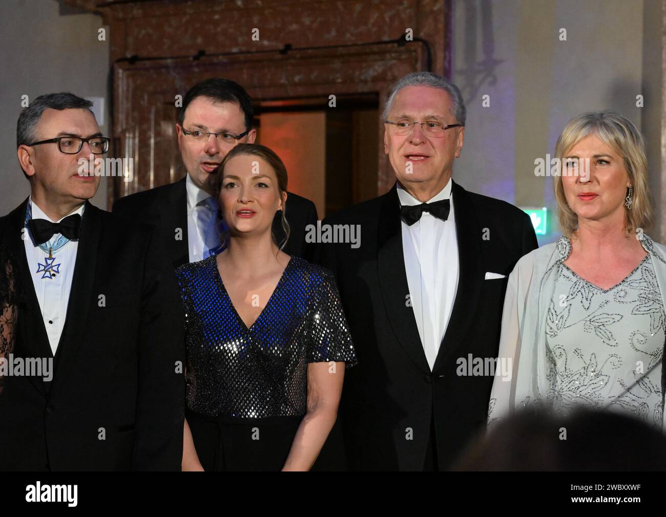 Munich, Germany. 12th Jan, 2024. Politicians Florian Herrman (l-r ...