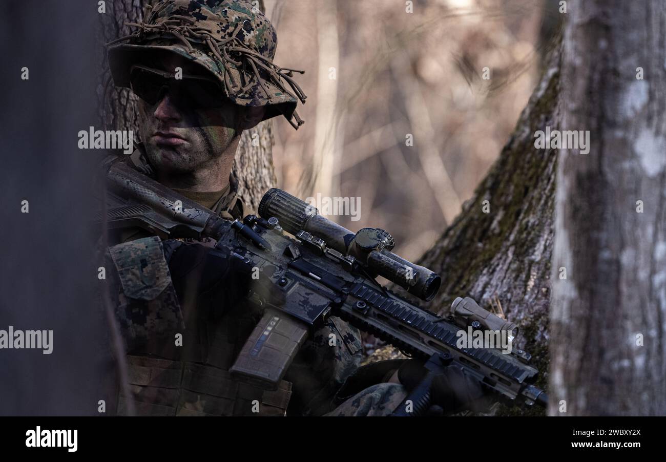 U.S. Marine Corps Cpl. Jacob Hill, a North Carolina native, and ...