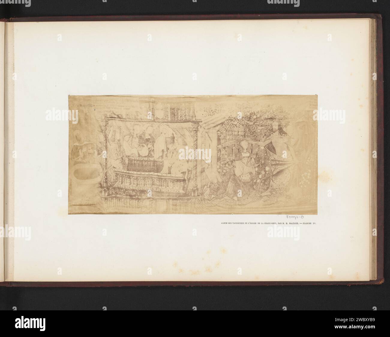 Carpet with Ruben and Joseph and weeping women at Christ's grave in a ...