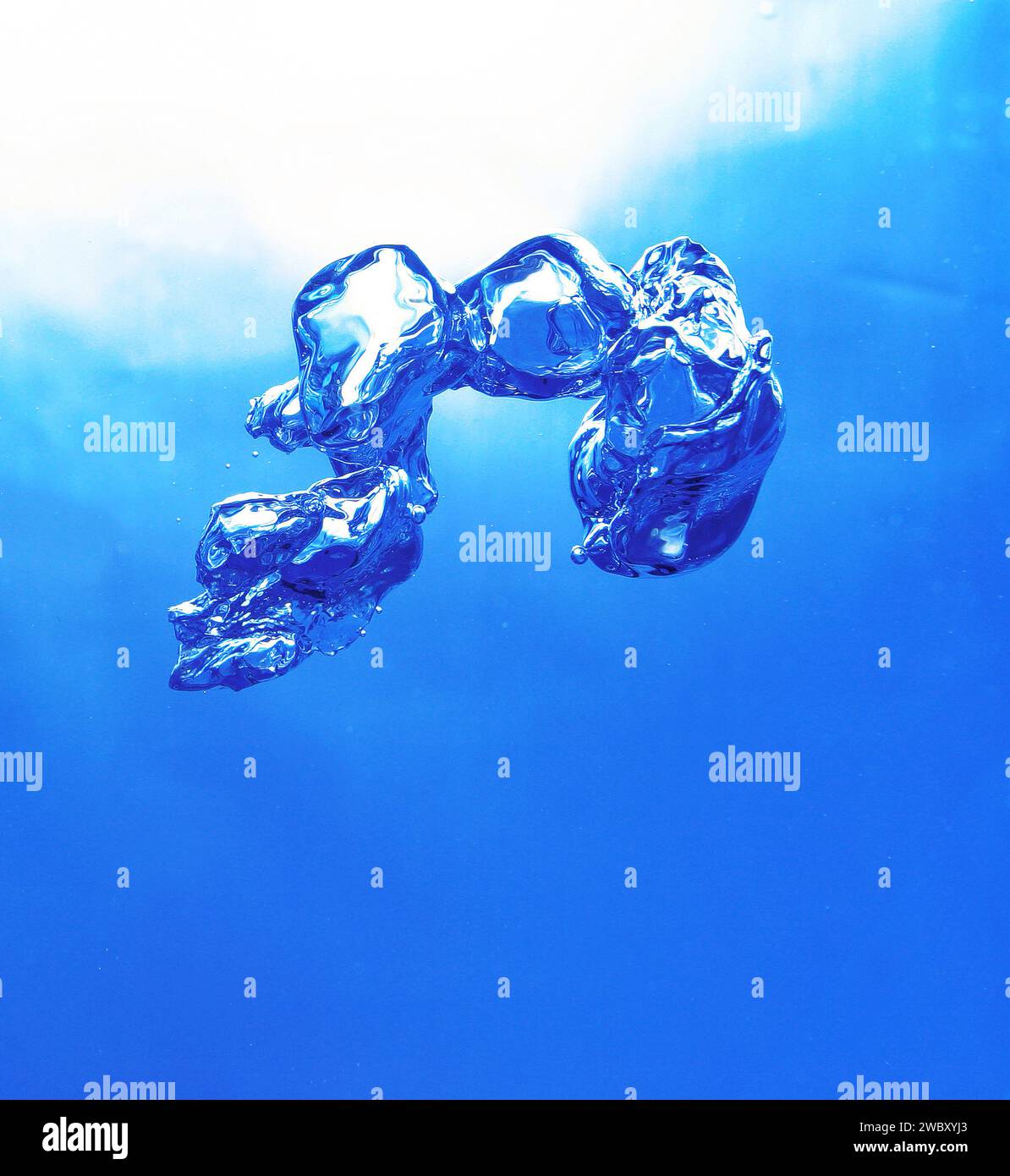 Realistic transparent water bubbles hi-res stock photography and images ...