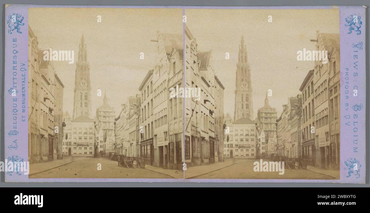 View Of The Tower Of The Onze Lieve Vrouwekathedral In Antwerp Jules