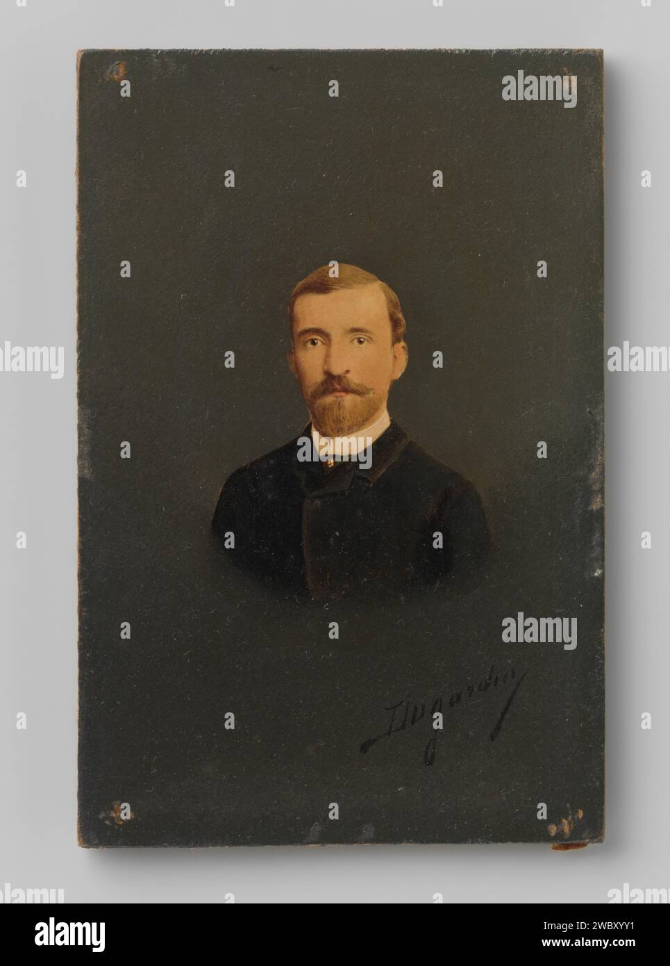 Portrait of an unknown man, 1880 - 1900 photograph wood (plant material ...