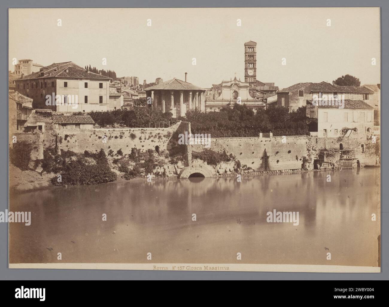 Connection of the Cloaca Maxima to the Tiber in Rome, Italy, Anonymous ...