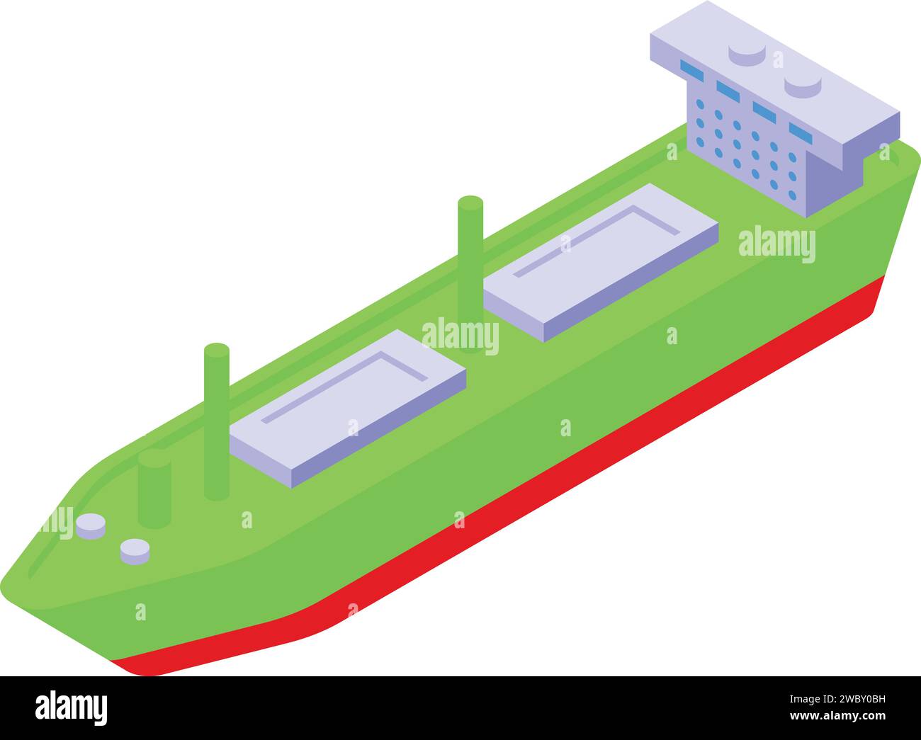 Ship maritime container icon isometric vector. Water delivery. Truck ...