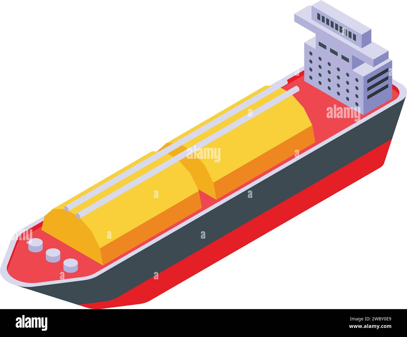 Rail freight container terminal Stock Vector Images - Alamy