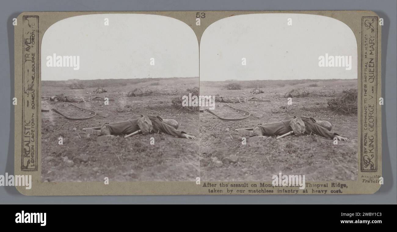 After the assault on Mouquet Farm, Thiepval Ridge, taken by our ...