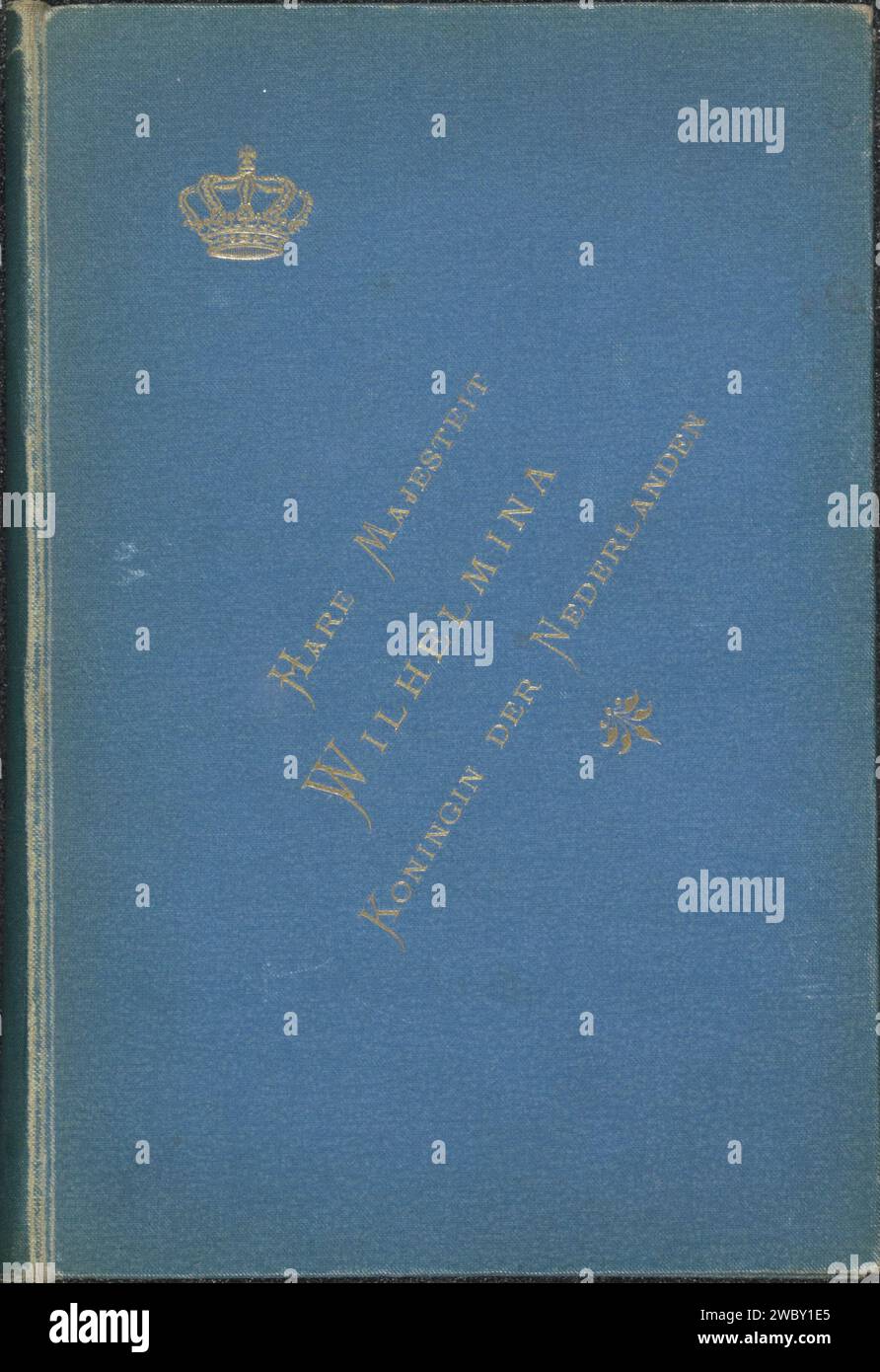 Photo album with recordings of princess Wilhelmina as a child until her ...