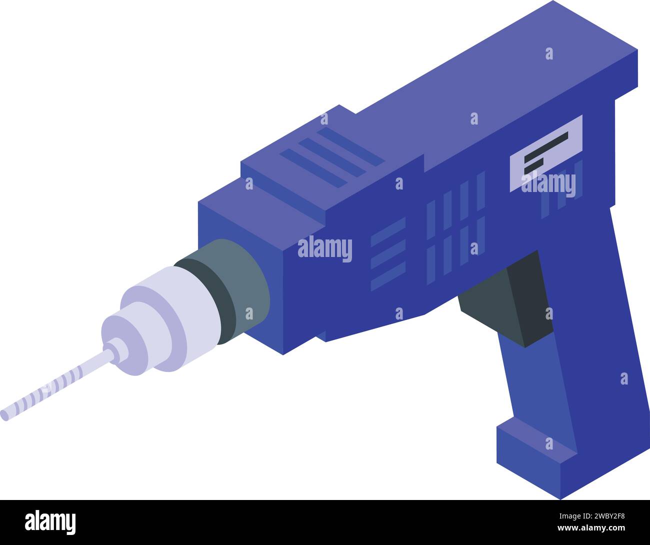 Impact driver carpentry Stock Vector Images - Alamy