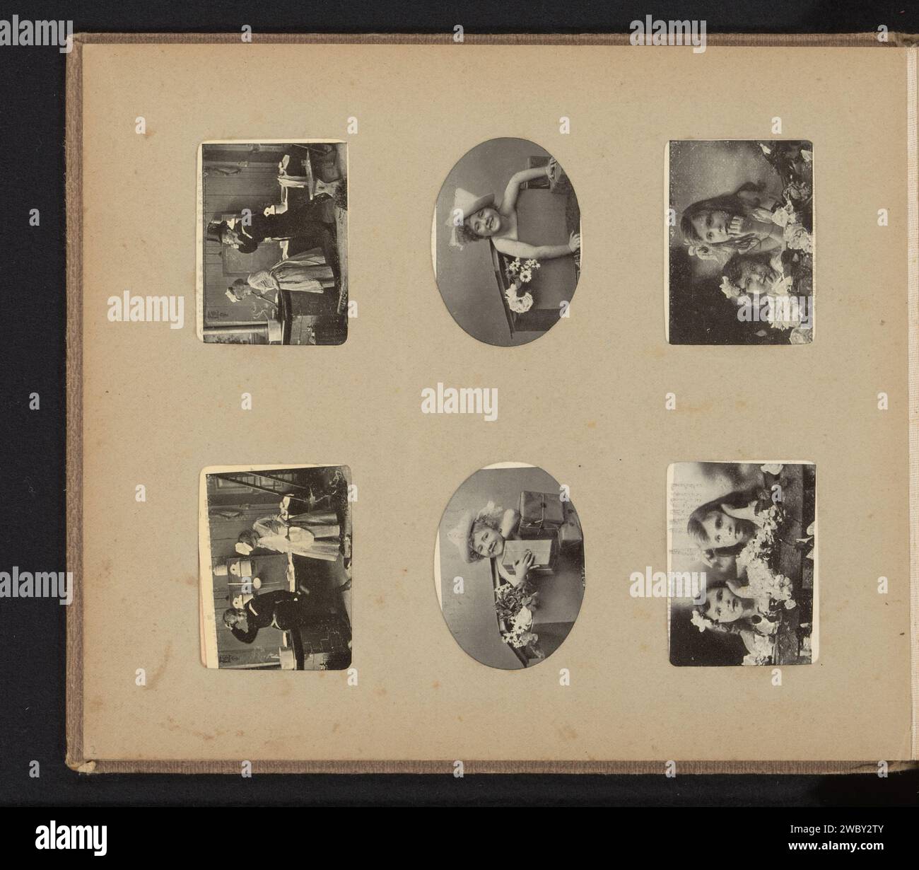 Children portraits, Anonymous, 1890 - 1900 photomechanical print Six ...