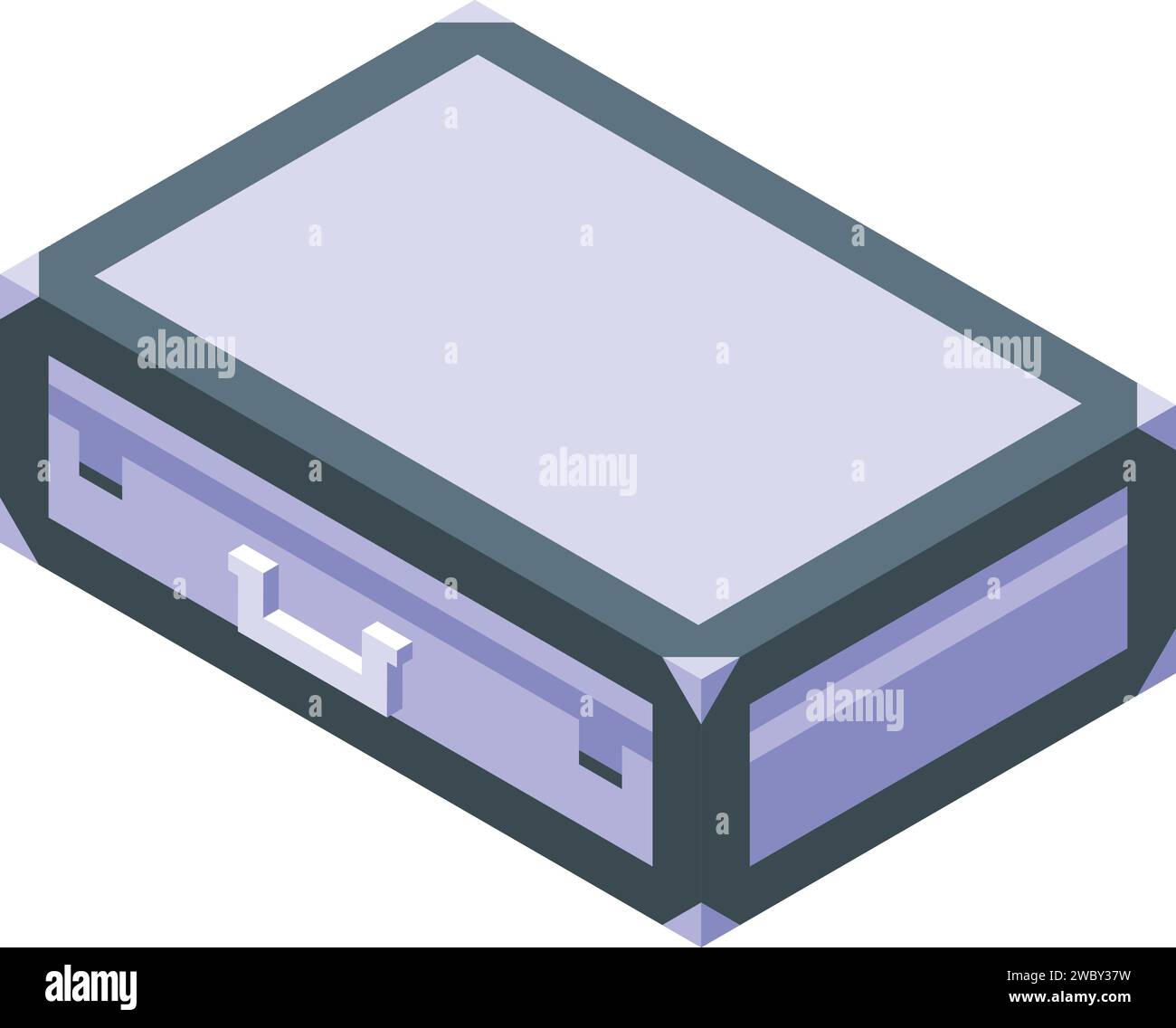 Tattoo equipment box icon isometric vector. Studio tool. Shop ink gun ...