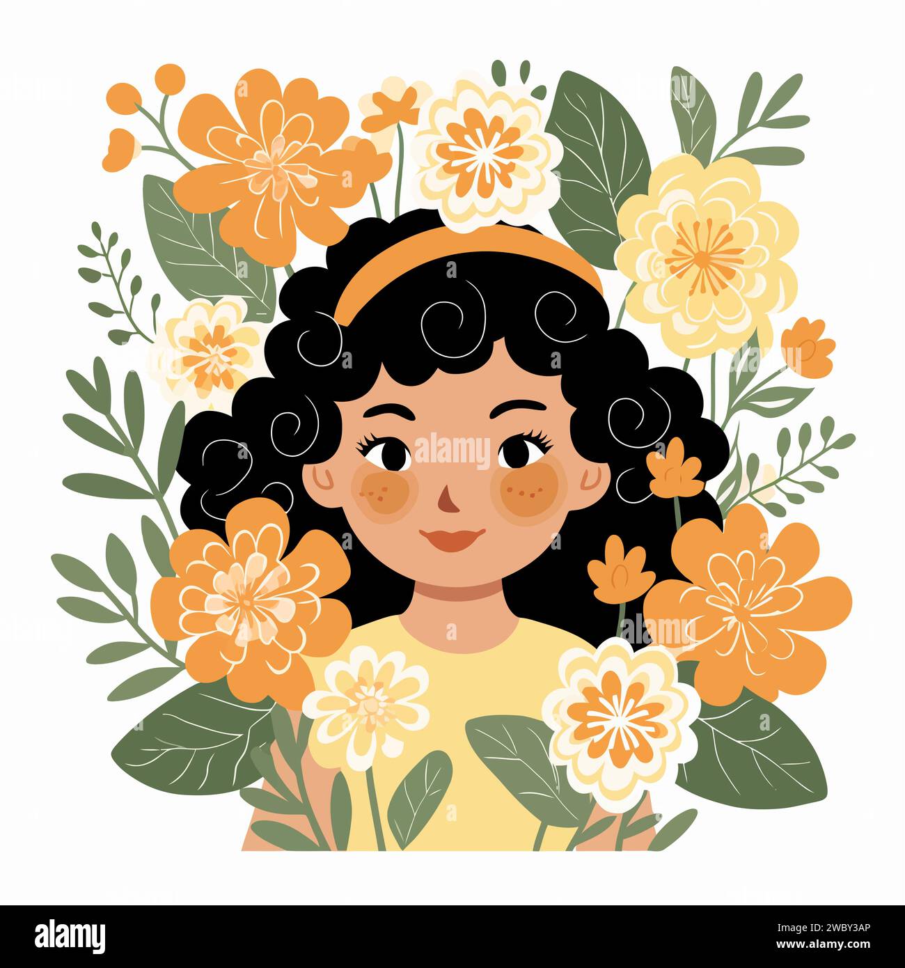 Vector illustration creative flower collection Stock Vector Image & Art ...