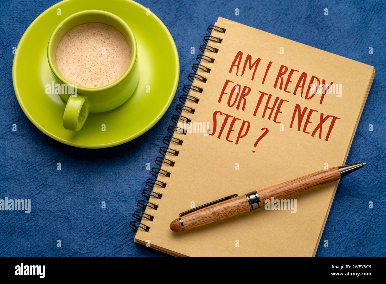 Am I ready for the next step? Self reflection question in a notebook ...