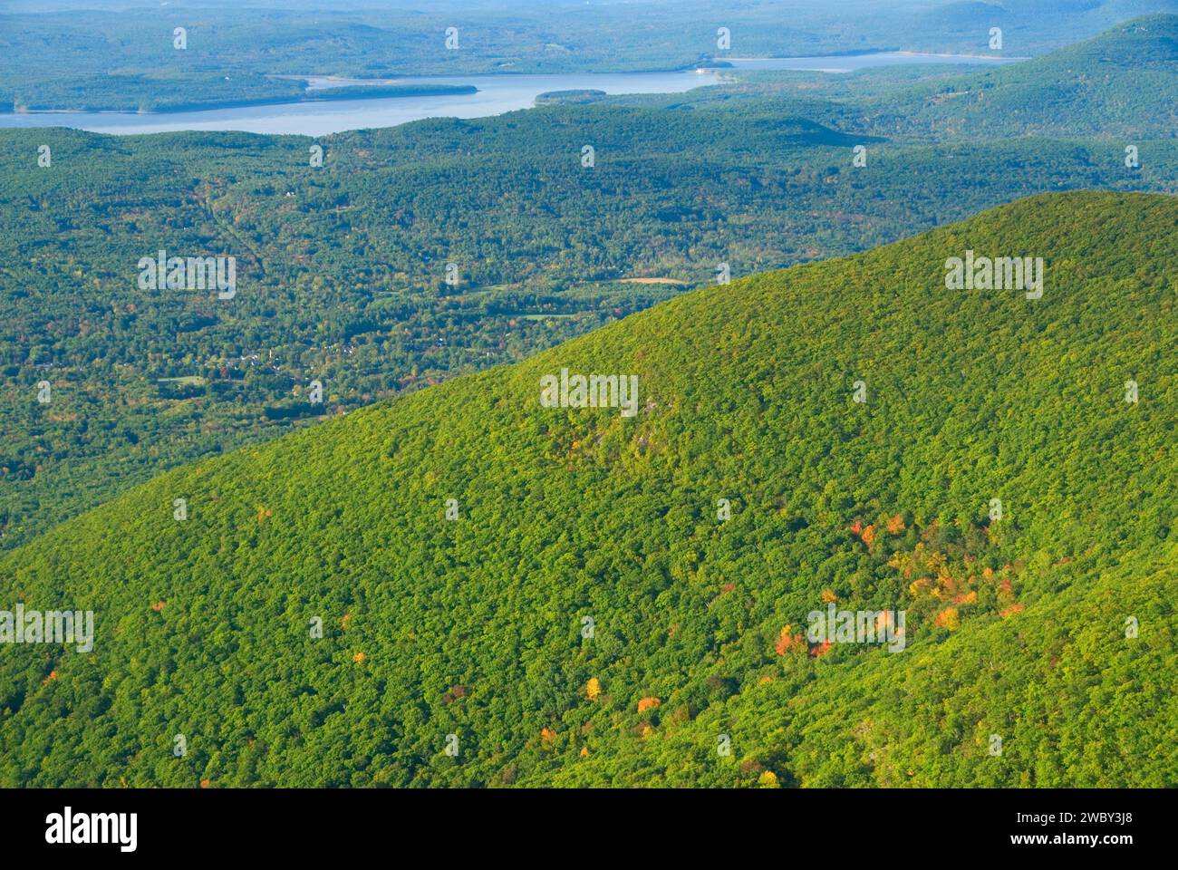 View from Overlook Mountain Fire Tower, Overlook Mountain Wild Forest ...