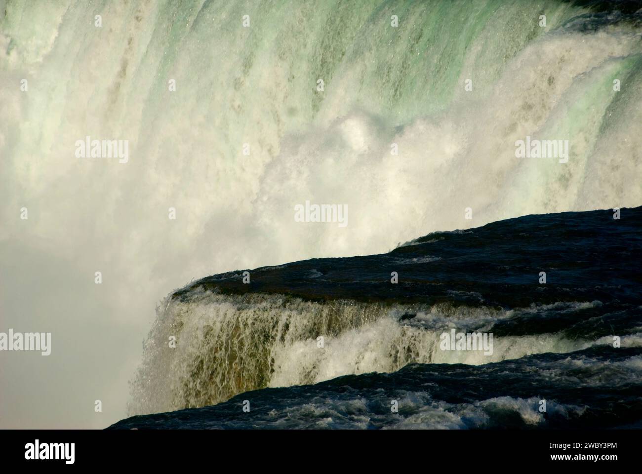 American Falls from Luna Island Viewpoint, Niagara Falls State Park ...