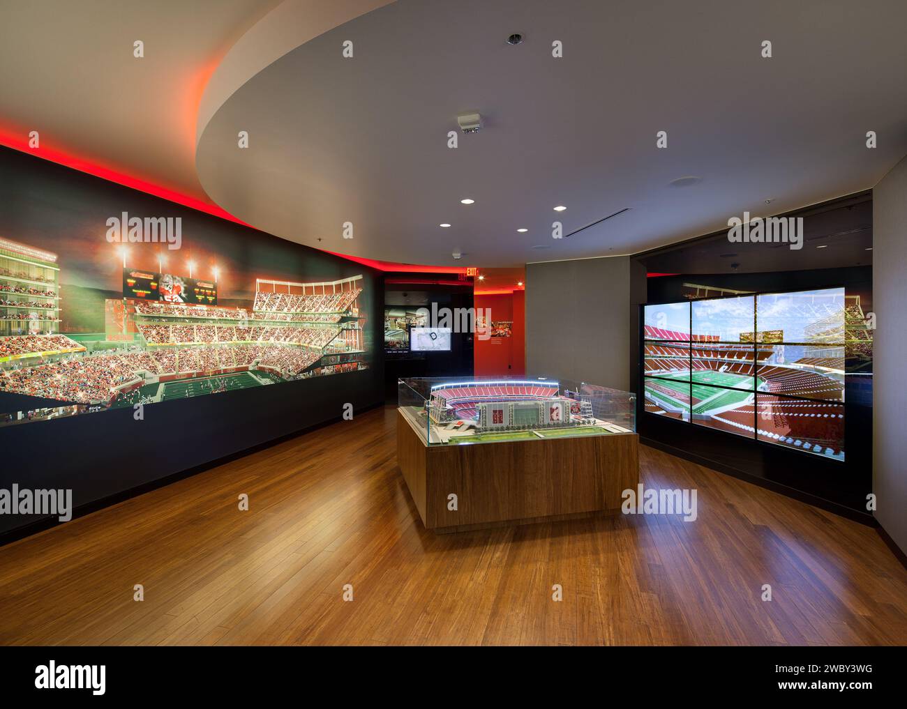 49ers Stadium Marketing Suite / Exhibit Stock Photo - Alamy