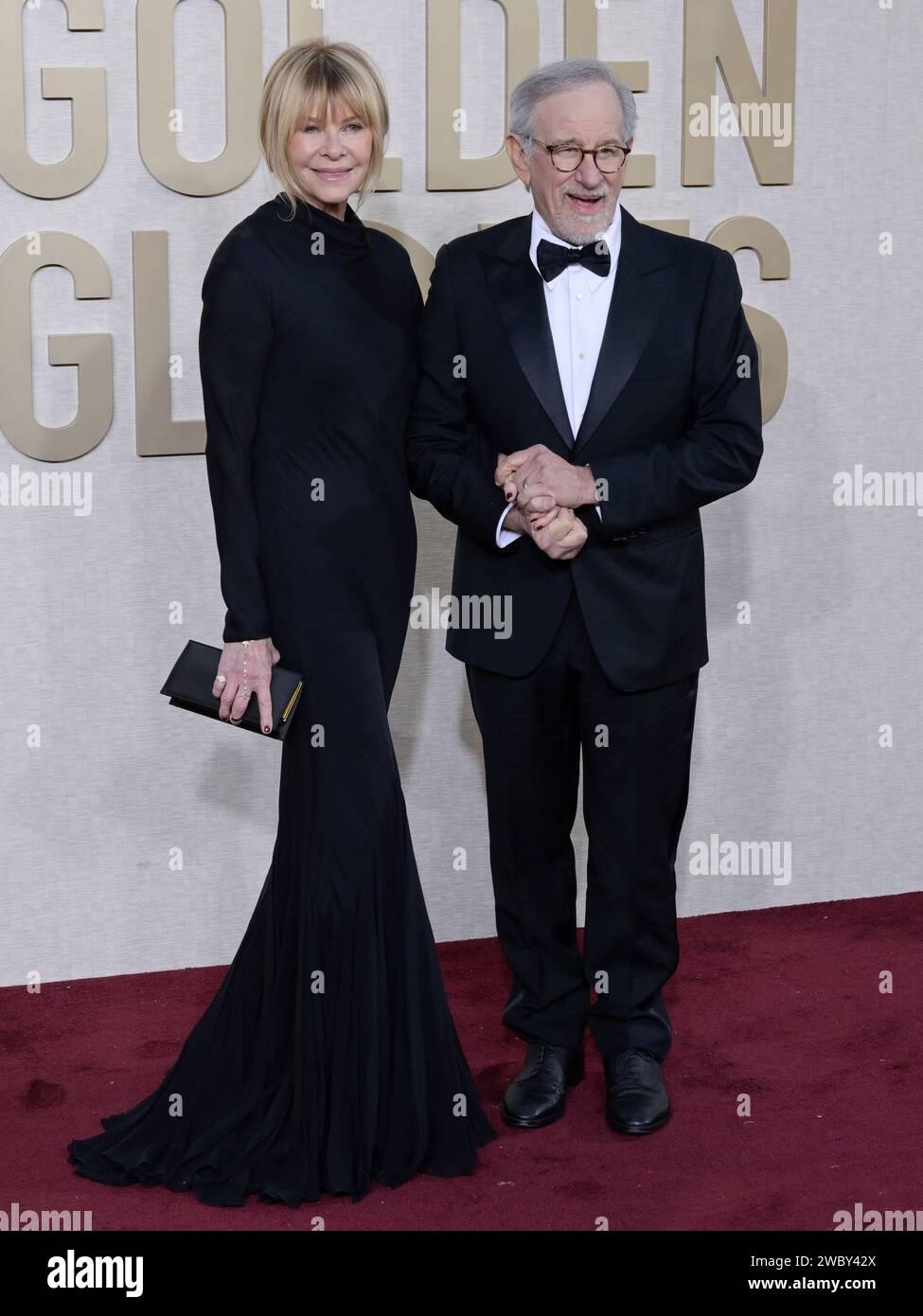 Beverly Hills, California, USA. 07th Jan, 2024. Kate Capshaw and Steven ...