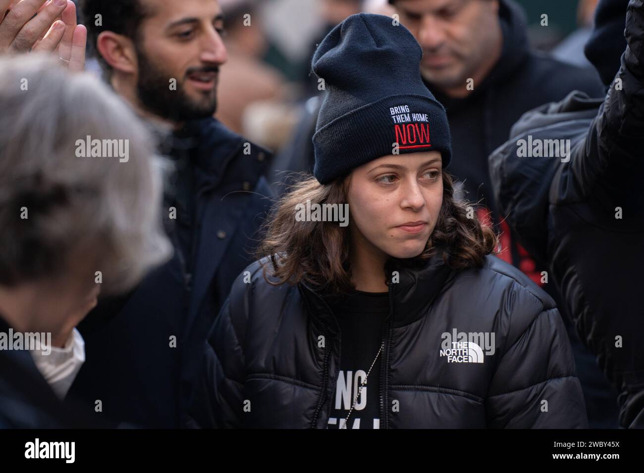 Manhattan, United States. 12th Jan, 2024. Hila Shoshani, a 13 year old ...