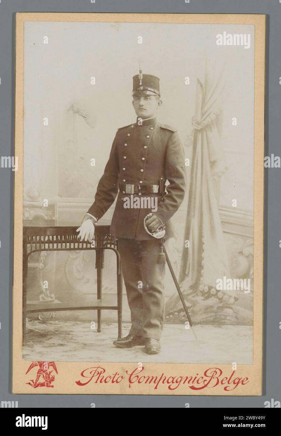 Portrait of a military, Photo Company Belge, c. 1905 photograph ...