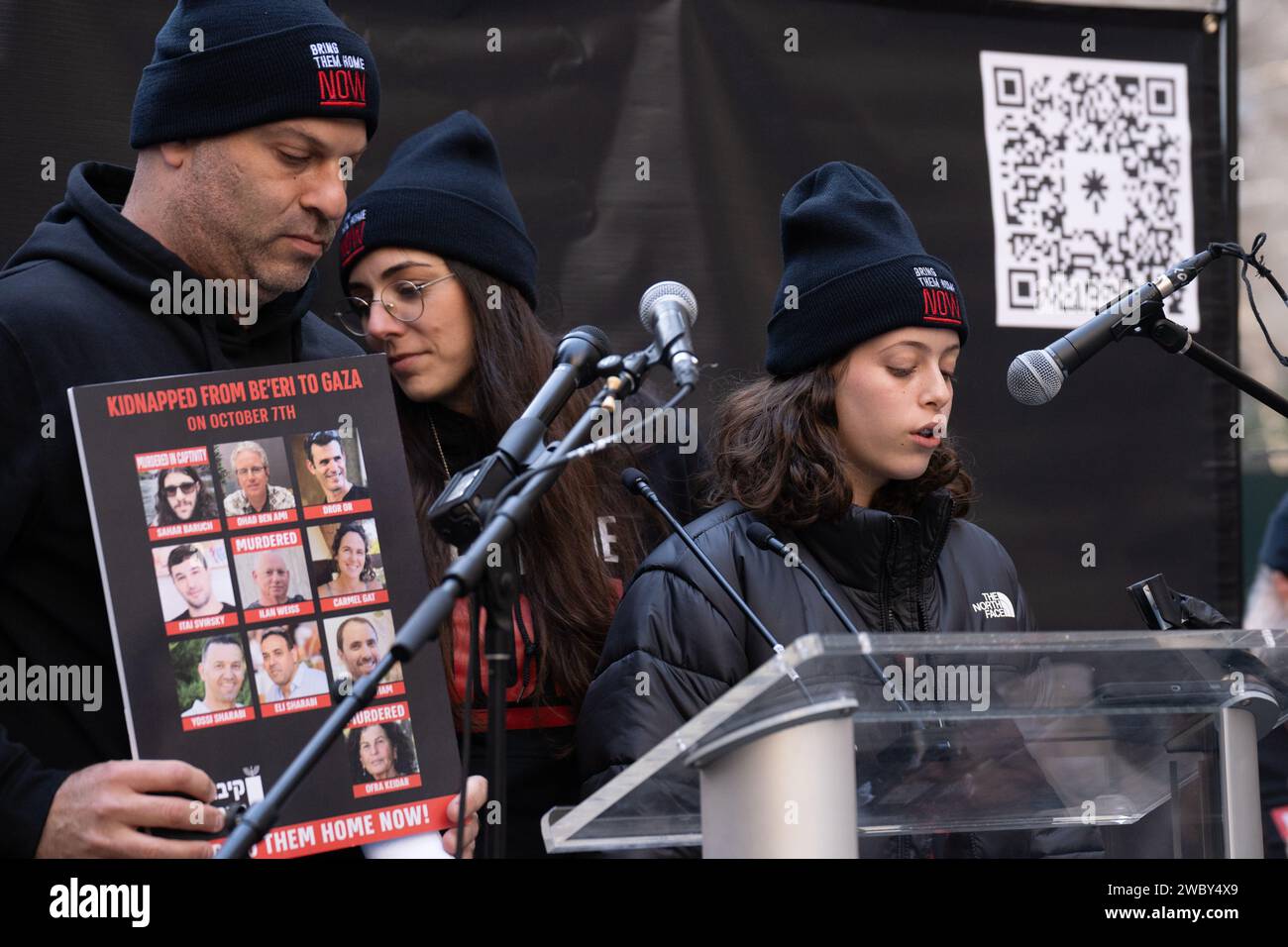 Manhattan, United States. 12th Jan, 2024. Hila Shoshani, a 13 year old ...