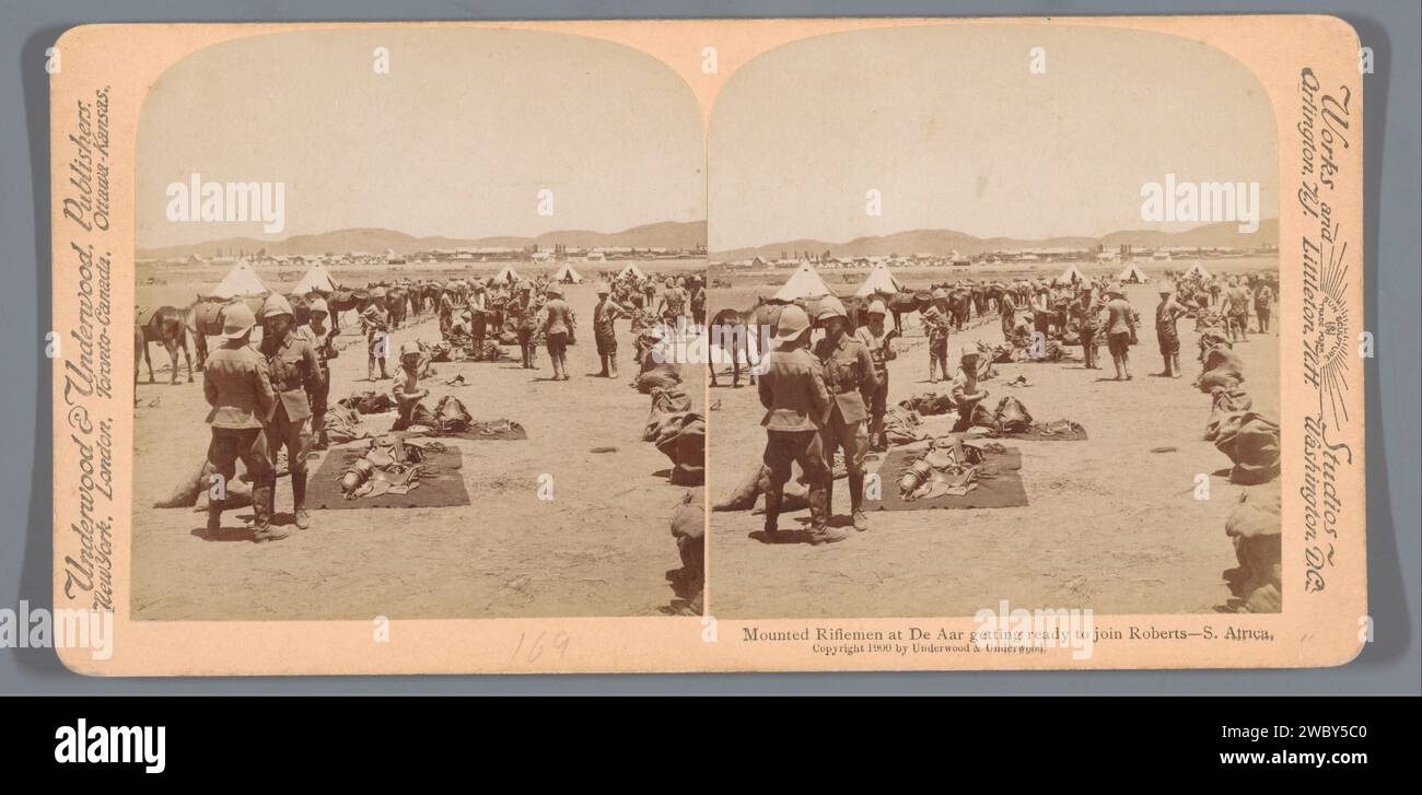 Soldiers at the Aar in South Africa, Underwood and Underwood, 1900 ...