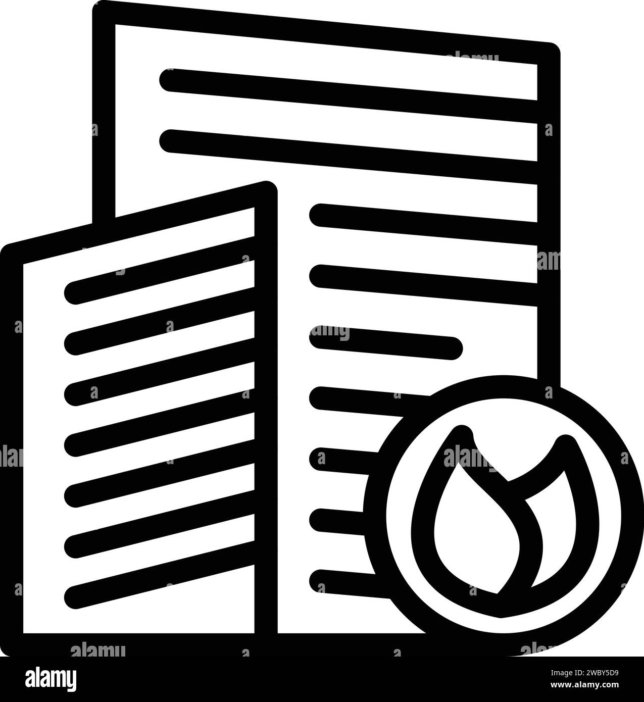 Corporate esg line icon Cut Out Stock Images & Pictures - Alamy