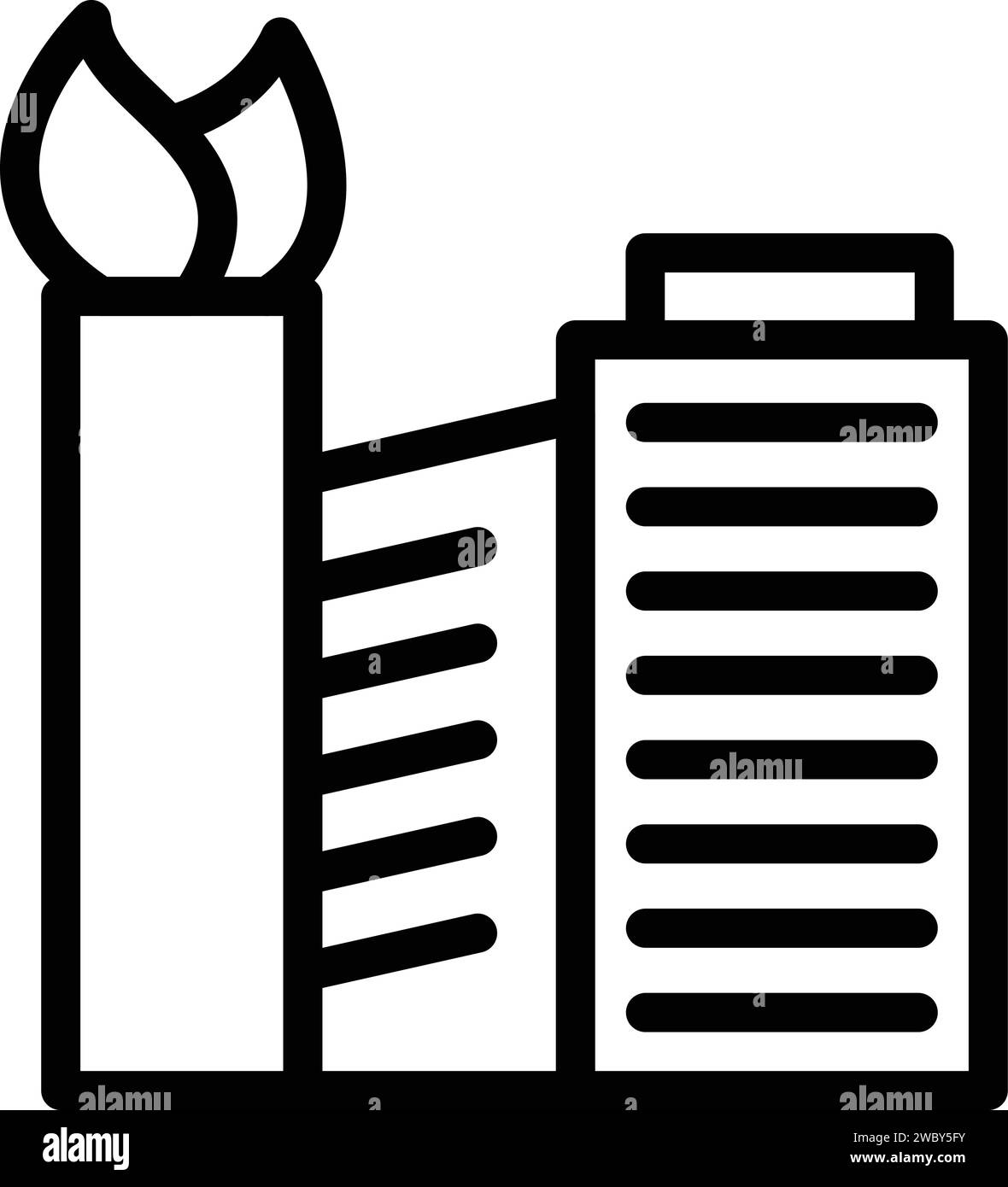 Eco building city icon outline vector. Money finance. Ecosystem energy ...