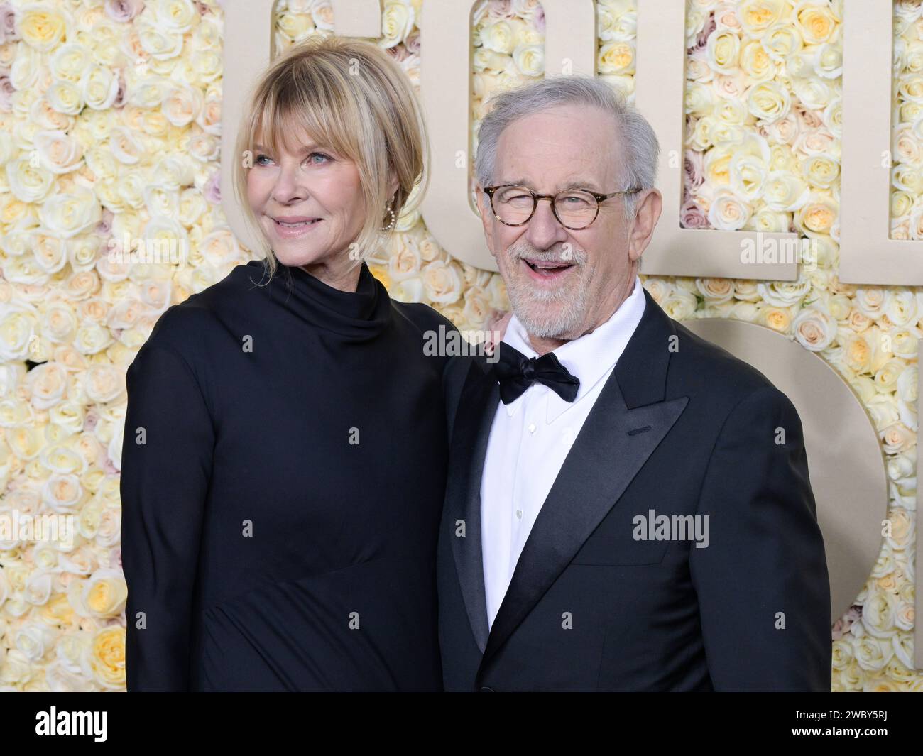 Beverly Hills, California, USA. 07th Jan, 2024. Kate Capshaw and Steven ...