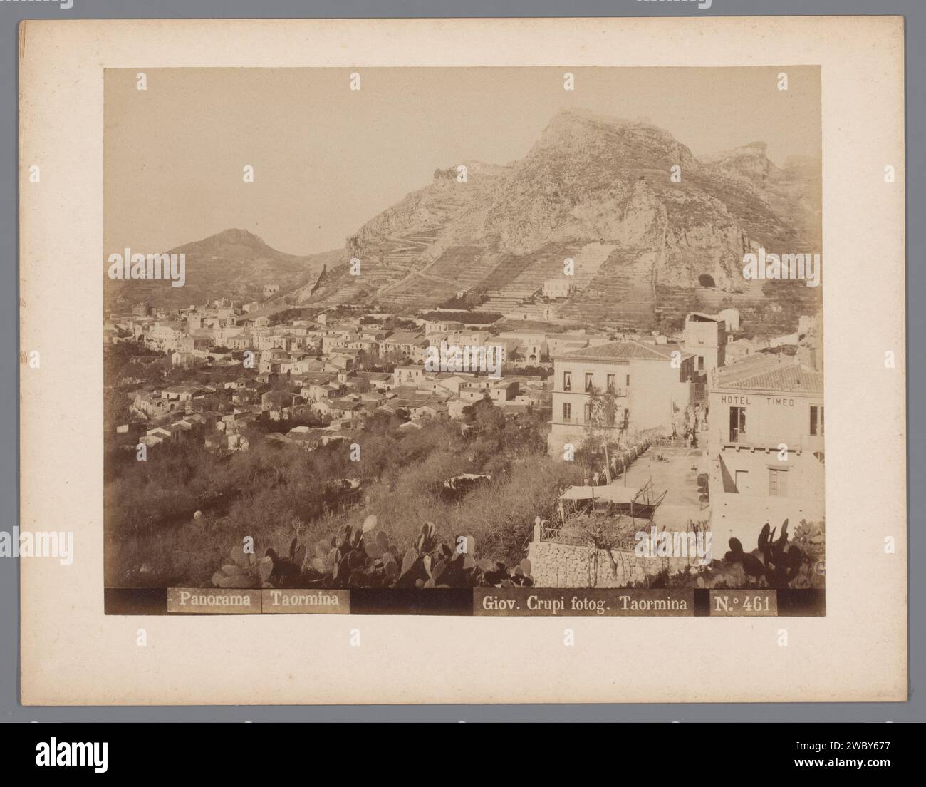 View of Taormina, Italy, Giovanni Crupi, 1851 - 1900 photograph ...